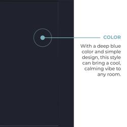 KLËARVŪE Cabinetry® 18" x 10" Strömma® Midnight Blue Shaker Drawer ...