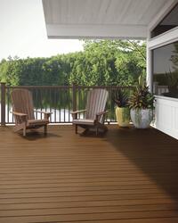 UltraDeck® Classic 36" x 6' Pecan Composite Stair Rail Kit at Menards®