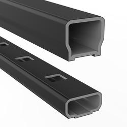 UltraDeck® Classic 36" x 6' Black Preassembled Composite Railing Panel ...