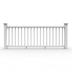 UltraDeck® Classic 36" x 8' White Preassembled Composite Railing Panel ...