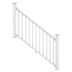 UltraDeck® Classic 36" x 6' White Composite Stair Rail Kit at Menards®