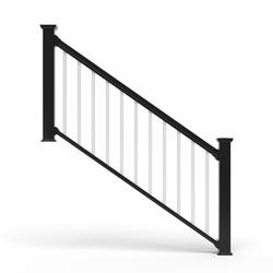 UltraDeck® Classic 36" x 6' Tuxedo Composite Stair Rail Kit at Menards®