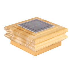 Patriot Lighting® Altair Paintable/Stainable Solar LED Post Cap ...