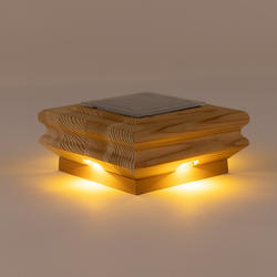 Patriot Lighting® Altair Paintable/Stainable Solar LED Post Cap ...
