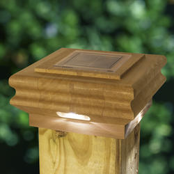Patriot Lighting® Altair Paintable/Stainable Solar LED Post Cap ...