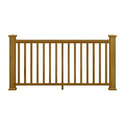 UltraDeck® Classic 36" x 6' Coastal Cedar Composite Rail Kit at Menards®