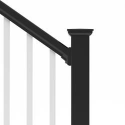UltraDeck® Classic 36" x 6' Tuxedo Composite Stair Rail Kit at Menards®