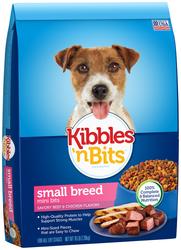 Kibbles 'n Bits® Small Breed Mini Bits Savory Beef & Chicken Dog Food ...