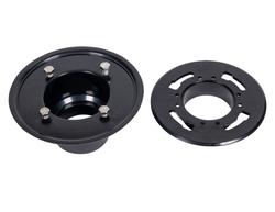 Goof Proof Showers® 2" Black Shower Drain Base with Non-Threaded ...
