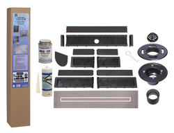 Goof Proof Showers® Customizable Linear Drain Kit at Menards®