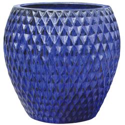 Deroma 20.9" Blue Ceramic Brassia Planter at Menards®