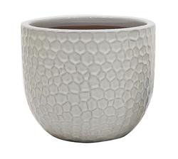 Deroma 11.8" Gray Chaska Ceramic Planter at Menards®