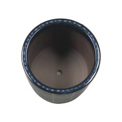 Deroma 7.5" Blue Monett Cylinder Ceramic Planter at Menards®