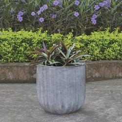Deroma 11" Silver Madison Ceramic Planter at Menards®