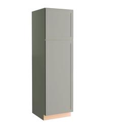 Concepts 24" W x 84" H x 24" D Lanston Grey Standard 2-Door Pantry ...