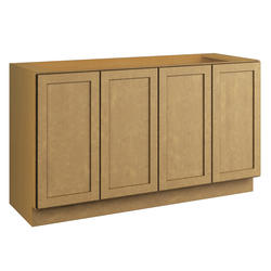 Concepts Cabinetry Arbon 60"W x 21"D Boardwalk Bathroom Vanity Cabinet ...