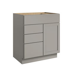 Concepts Cabinetry Lanston 30"W x 21"D Grey Bathroom Vanity Cabinet at ...