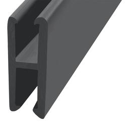 8' Charcoal Plastic Lattice H Channel at Menards®