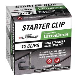 TurboClip® Stainless Steel Starter Clips for UltraDeck® - 12 Pack at ...