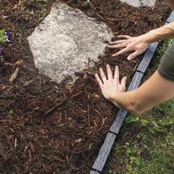 Master Mark Plastics® 36" Brown Stone Versa Landscape Edging at Menards®