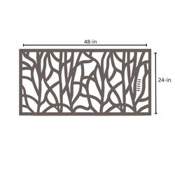 2'x4' Warmstone Willow Lattice Panel at Menards®