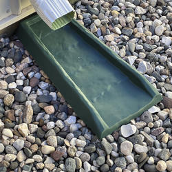Green Rockface Splash Block at Menards®