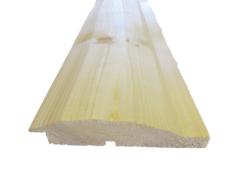 Meadow Valley 2 x 6 x 12' Unfinished SPF Rustic Hewn Log Siding at Menards®