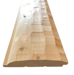 Meadow Valley 2 x 8 x 16' Unfinished SPF MVP Skip Hewn Log Siding at ...