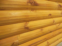 Meadow Valley 3 x 10 x 16' Wisconsin White Pine Supersiding Hewn Log ...