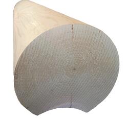 Meadow Valley 9 White Pine Smooth Coped Full Log LNFT at Menards®