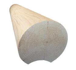 Meadow Valley 9 White Pine Smooth Coped Full Log LNFT at Menards®