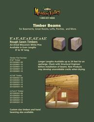 Meadow Valley 5 x 8 x 8' White Pine Timber at Menards®