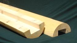 Meadow Valley 9 x 8' White Pine Smooth Post Wrap Log at Menards®