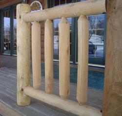 Meadow Valley 6' White Cedar Square Cut Rail Section at Menards®