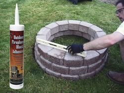MEECO'S Red Devil® Outdoor Fireplace Block Adhesive 10.3 oz at Menards®