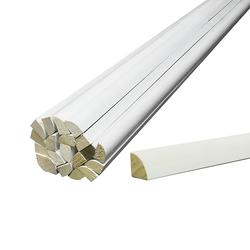 Mastercraft® 1/2 x 3/4 x 12' Base Shoe Moulding Prefinished Brite White ...