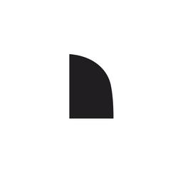 Mastercraft® Prefinished Black Oak 1/2 x 3/4 x 12' Ranch Base Shoe ...