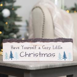 Enchanted Forest® 11-1/2" "Have Yourself a Cozy Little Christmas" Wood ...
