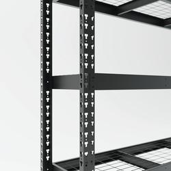 MEGA PMX 78-11/16"W x 70-7/8"H x 23-5/8"D 4-Tier Wire Shelving Unit at ...