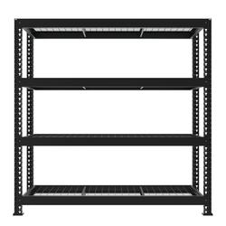 MEGA PMX 78-11/16"W x 70-7/8"H x 23-5/8"D 4-Tier Wire Shelving Unit at ...