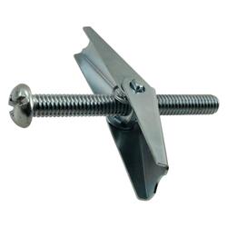 Midwest Fastener® 3/16"-24 x 3" Round Head Zinc Toggle Bolt - 50 Count ...