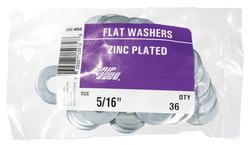 Grip Fast® 5/16" Grade 2/A307 Zinc Flat Washer - 36 Count at Menards®