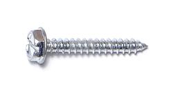 Midwest Fastener® #14 x 2-1/2" Combo Drive Zinc Hex Washer Head Sheet ...