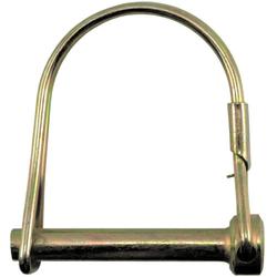 Midwest Fastener® 1/4" x 1-3/8" Yellow Zinc Round Wire Lock Pin - 1 ...