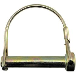 Midwest Fastener® 3/8" x 1-3/4" Yellow Zinc Round Wire Lock Pin - 1 ...