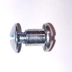 Midwest Fastener® 1/4" x 1/4" Zinc Slotted Button Head Binding Post - 1 ...