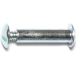 Midwest Fastener® 1/4" x 1" Zinc Slotted Button Head Binding Post - 1 ...