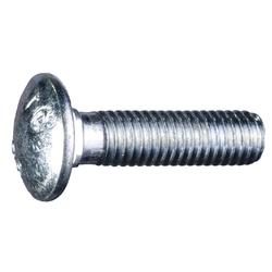 Midwest Fastener® 8mm-1.25 x 30mm Zinc Class 8.8 Carriage Bolts - 1 ...