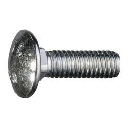 Midwest Fastener® 8mm-1.25 x 40mm Zinc Class 8.8 Carriage Bolts - 1 ...