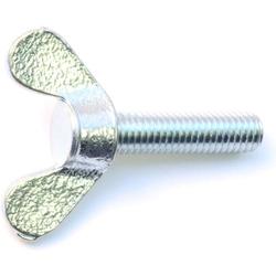 Midwest Fastener® 8mm-1.25 x 30mm Zinc Coarse Thread Steel Thumb Screw ...